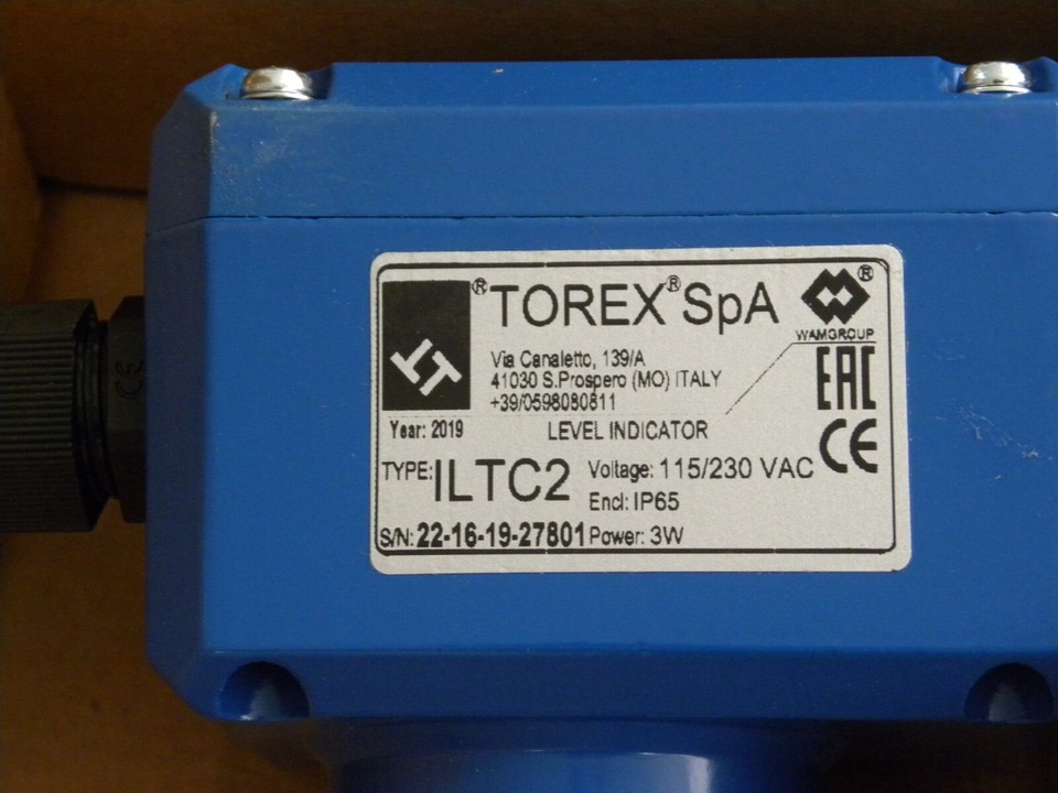 TOREX SpA Level Gauge ILTC2 Anti Rotation Cement Tank Level Gauge 115 ...