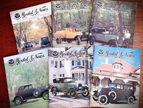 1981 Full Year Model A "News" Restorers Club Magazines - 6 Copies Jan ...