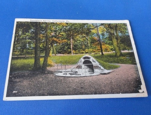 1925 Spangler's Spring, Gettysburg, Pa. Civil War Battlefield Spot | eBay