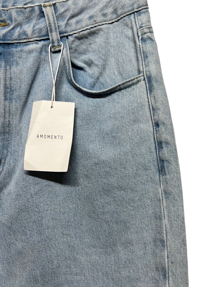 NWT AMOMENTO Light Blue Recycled Cotton Denim Jeans | eBay NWT AMOMENTO Light Blue Recycled Cotton Denim Jeans | eBay