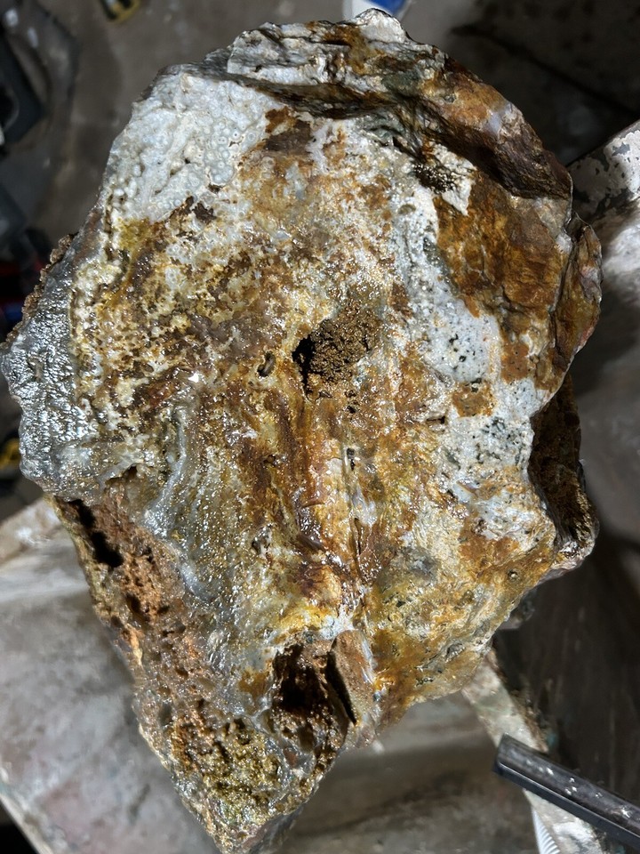 Madagascar 36 lb. Ocean Jasper lapidary Botryoidal rough OLD STOCK HUGE ...