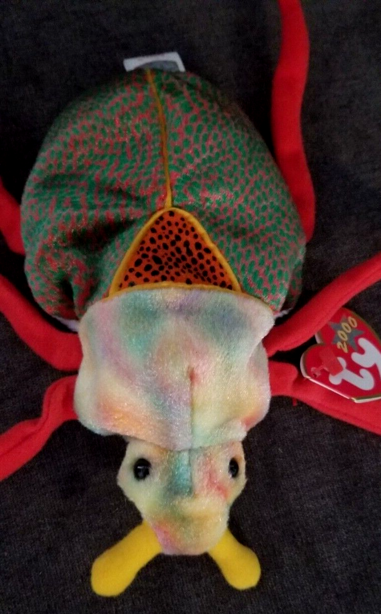 2000 TY Beanie Baby SCURRY the Beetle THE HIDING INSECT MINT | eBay