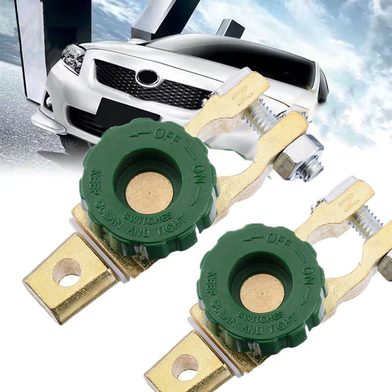 1~4PC Car Battery Link Terminal Quick Cut-off Disconnect Master Kill ...