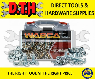 WASCA 750PC HIGH TENSILE UNC NUT BOLT AND WASHER ASSORTMENT PACK 1/4 ...