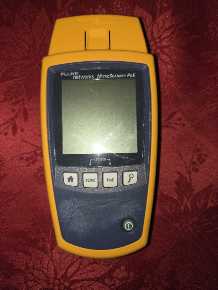 Fluke Networks Microscanner PoE Tester | eBay