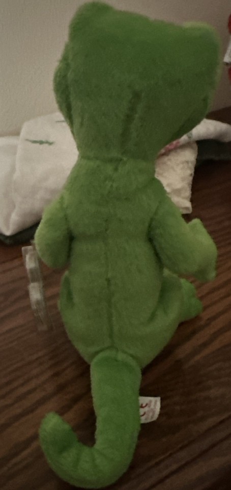 Ty Beanie Baby - GUS the Gecko (Red Eyes) 7" NEW MWMTs Plush Stuffed ...