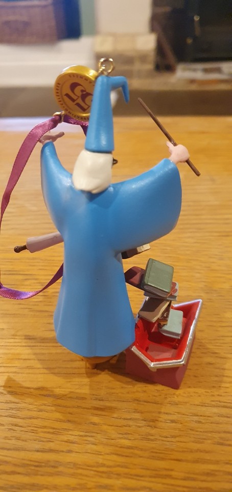 Disney Christmas Tree Ornament Merlin from Sword in the Stone | eBay UK
