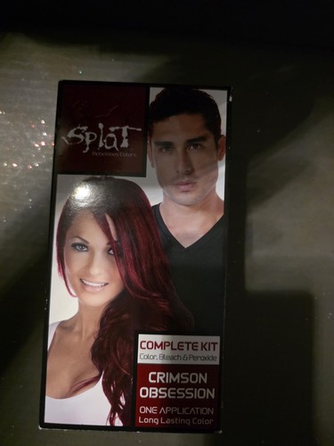 Splat CRIMSON OBSESSION Rebellious Colors Complete Kit Semi-Permanent ...