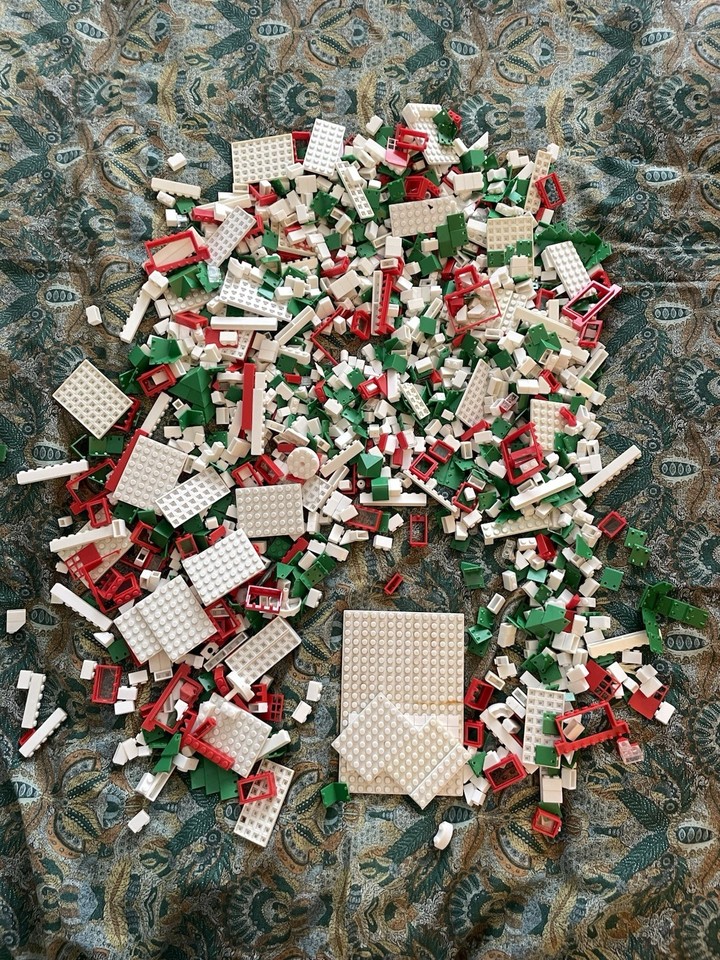 Airfix 'Betta Bilda' Vintage Block Building Bricks, Windows & Roof ...