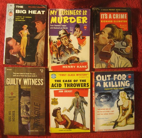 Lot of 6 Sex & Crime Paprbcks, Neo-pulp Lite sleaze w' great vintage ...