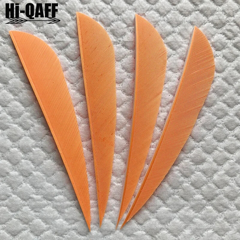 100PCS 4 Inch Parabolic Arrow Fletching Feathers Fletches RW LW | eBay