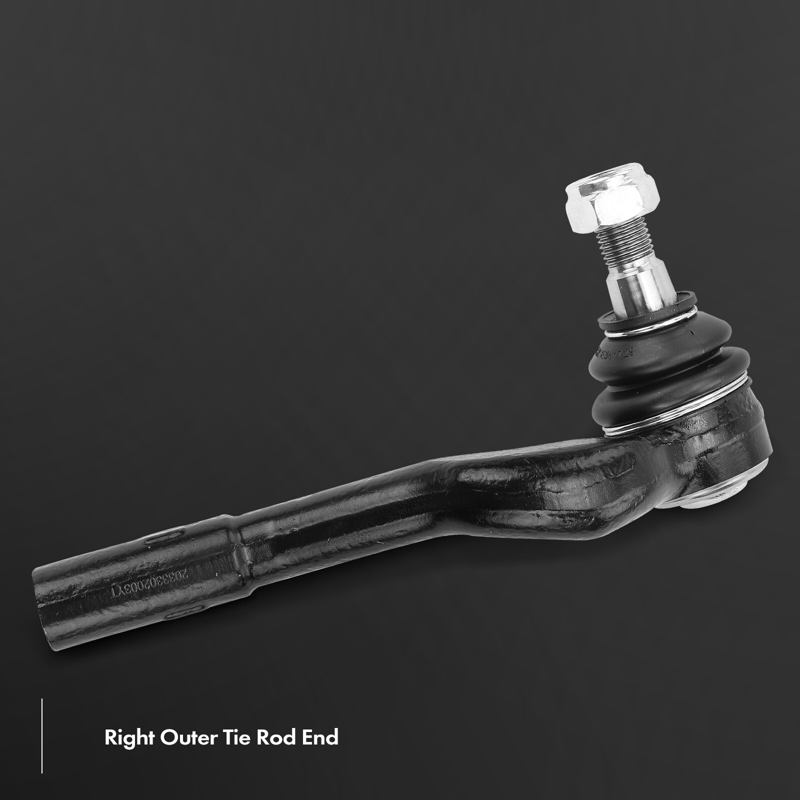 2x Outer Front Tie Rod End for Benz R171 CL203 W203 A209 C230 C240 C280 ...