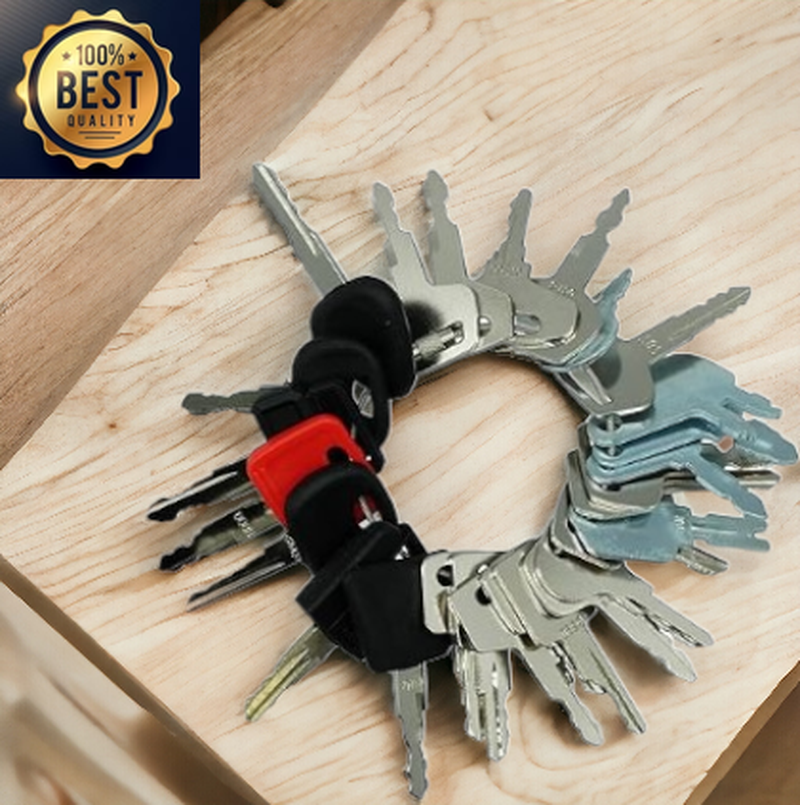 27 Heavy Equipment Construction Ignition Key Blank Replacement Set (1 ...