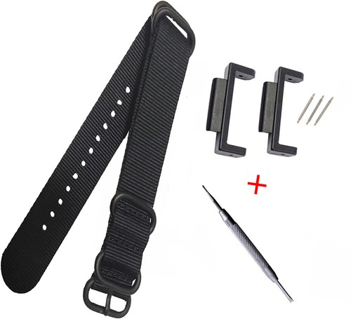 Nylon Strap + Adapters Kit for Casio G Shock G100 2310 GA800 5600 5610 ...