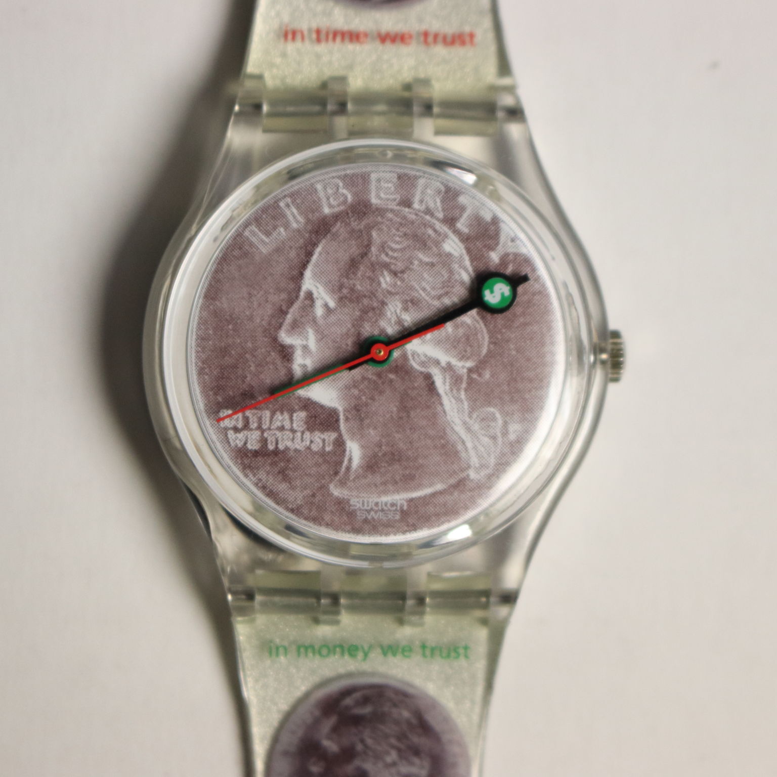 Swatch GK255 Sesterce Time is Money Vintage Switzerla… - Gem
