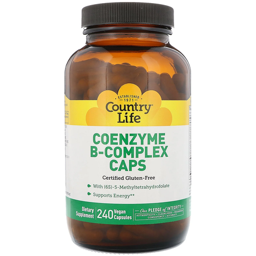 Country Life, Coenzyme B-Complex, 240 Vegan Capsules | eBay Australia