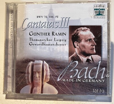 Cantatas III Gunther Ramin 'Bach' (audio cd) 1999 | eBay