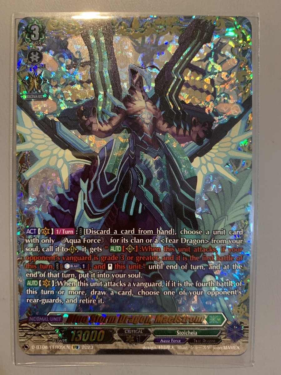 Cardfight Vanguard Blue Storm Dragon Maelstrom