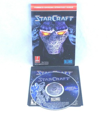 StarCraft (PC, 1998) DISC ONLY W/ PRIMA'S OFFICIAL STRARCRAFT STRATEGY ...