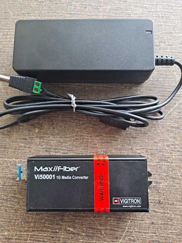 Vigitron Vi50001 Single Port PoE Powered 1G Media Converter | eBay