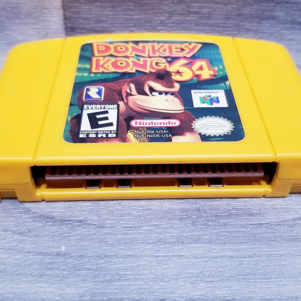 Donkey Kong N64 Not For Resale NFR Nintendo 64 Authentic Original Demo ...