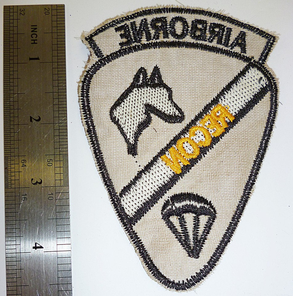 Banned Patch - US RANGER - 1st AIR CAVALRY - Semi Subdued - Vietnam War ...