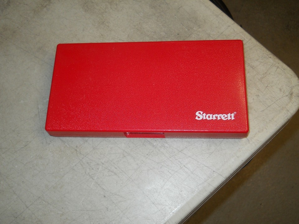 STARRETT 3-4" Micrometer Storage Case Only 1 case New | eBay