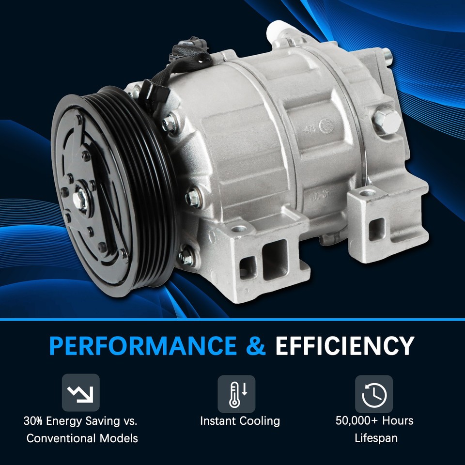AC Air Compressor For 2007 2008 2009 2010 2011 2012 Nissan Altima 2.5L ...