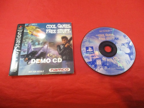 Namco Playstation 1 PS1 Promo Demo Disc w/Sleeve Time Crisis Treasure ...