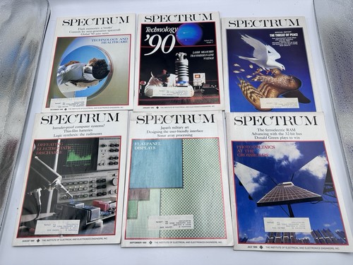 IEEE Spectrum Magazine Lot of 6 Issues 1989-1990 Vintage Circuits ...