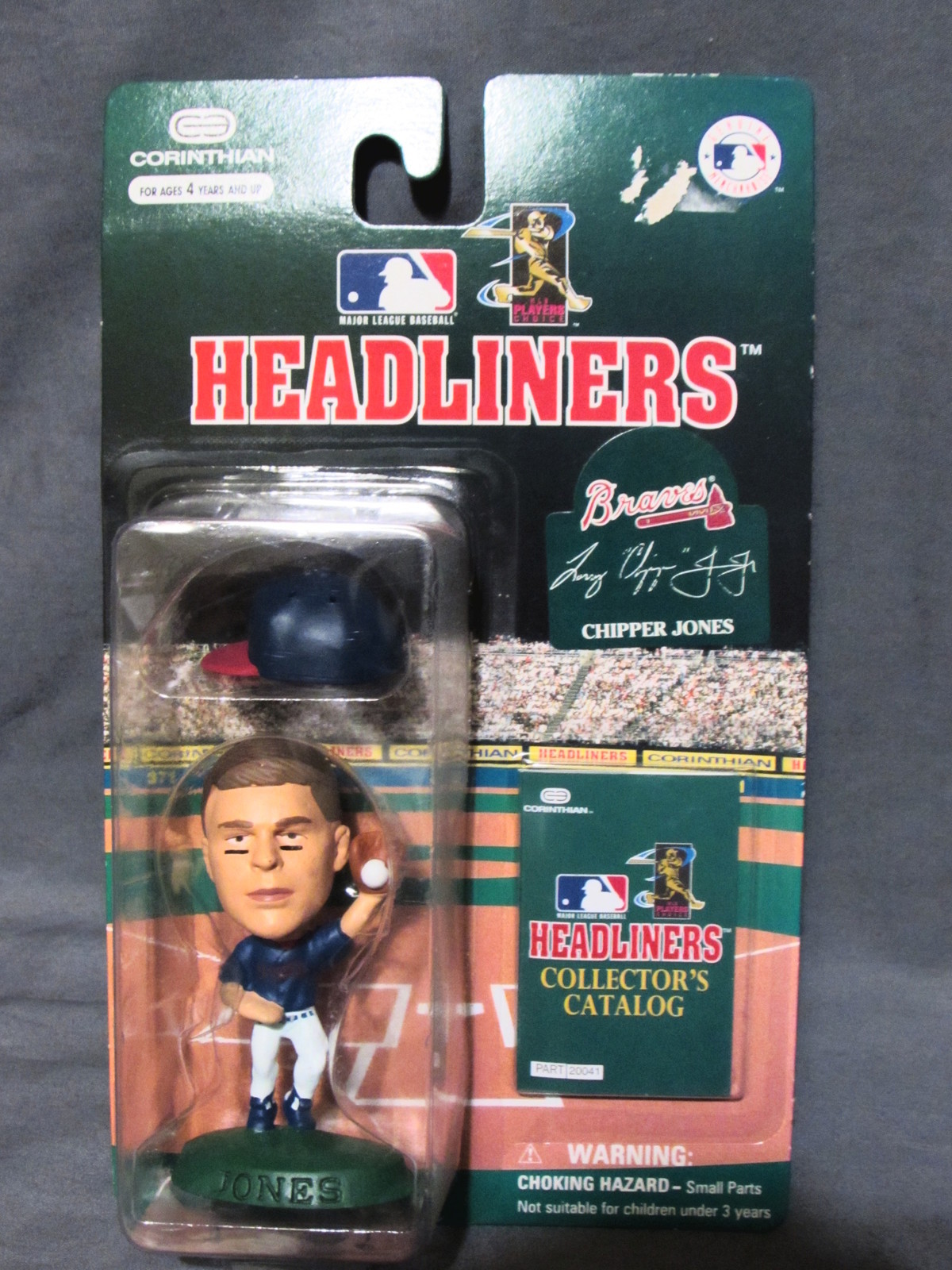 Chipper Jones Braves Headliners 3 inch Figure with Removable Hat NIB | eBay