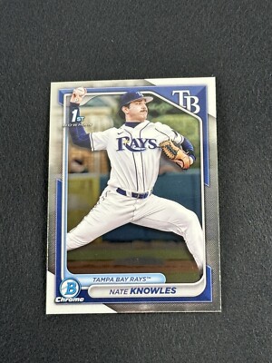2024 Bowman Draft NATE KNOWLES 1st Bowman Chrome #BDC-153 Tampa Bay ...