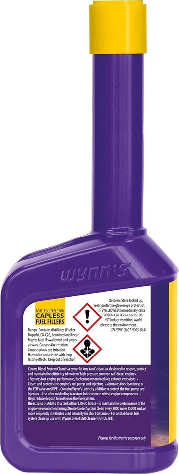 Wynn's Extreme Powerful Diesel Fuel System EGR Valve DPF Cleaner ...