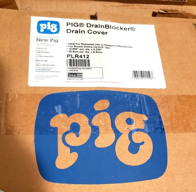 Pig PLR412 Drain Blocker Drain Cover | New Pig Round Drains up to 6 ...
