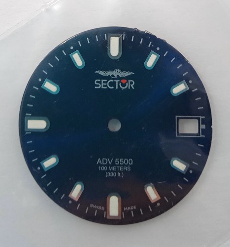 NOS Sector ADV 5500 Sphere 100 Meters Dial Watch Reloj Vintage | eBay