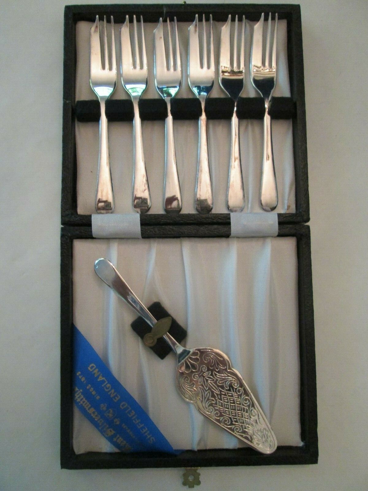 7pc PASTRY SET! Vintage KENT SILVERSMITHS Sheffield, ENGLAND ...