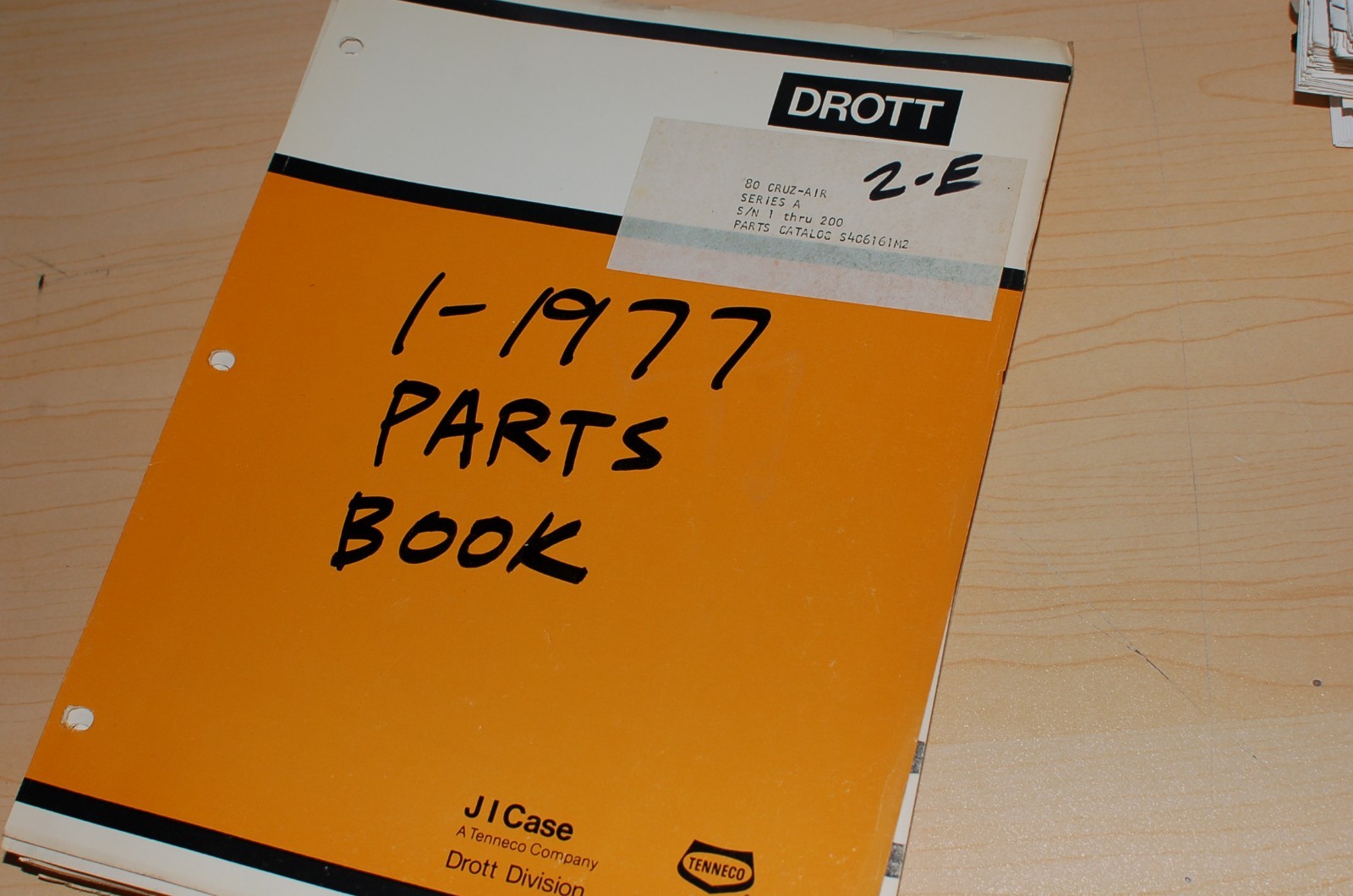 CASE DROTT 80 SERIES A CRUZ-AIR WHEEL EXCAVATOR Parts Manual book spare ...