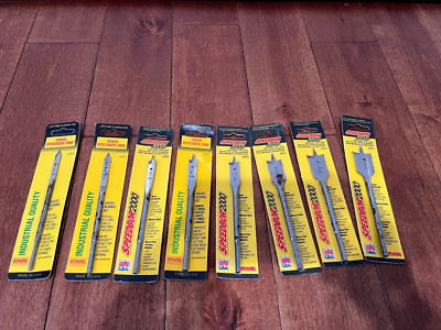 Irwin Speedbor 2000 Wood Boring 8 Piece Bit Set, Made in USA | eBay