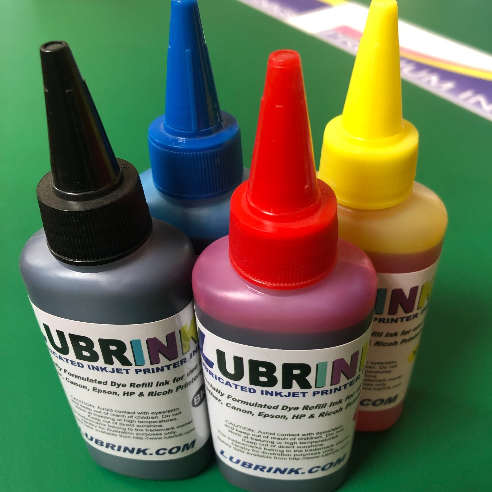 4*100ml Refill Printer Ink Epson Eco Tank EcoTank L365 L455 L555 L1300 ...