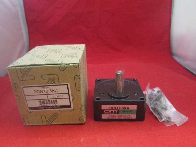 Oriental Motor 3gn12.5ka Gear Head 12.5 1 Ratio for sale online | eBay