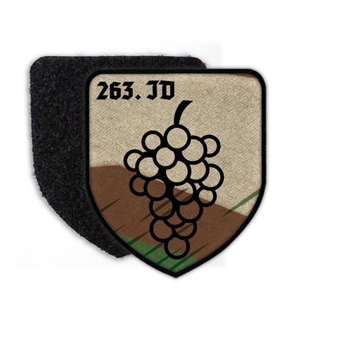 Patch 263 ID Infantry Division Coat of Arms Badge Grapes Splinter Camo ...