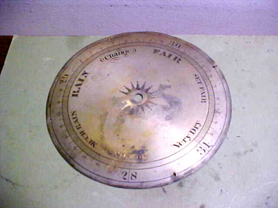 Antique Barometer Face Only | eBay