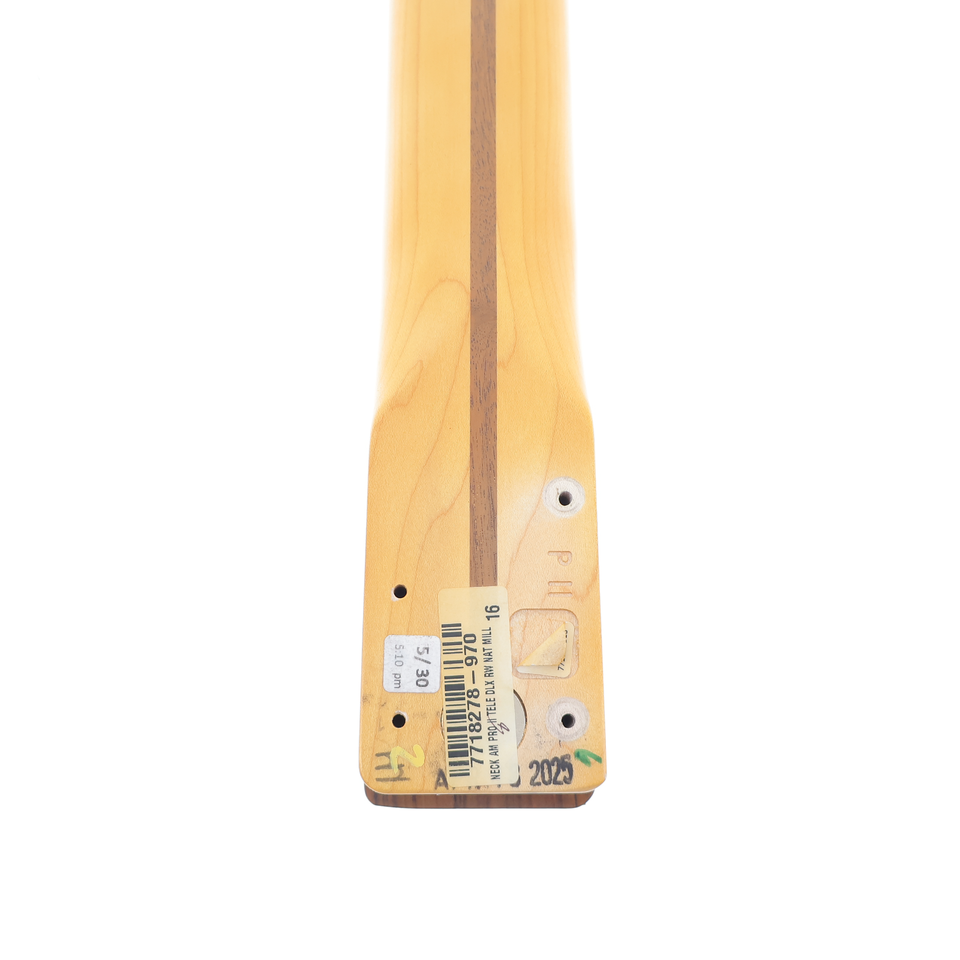 Fender American Telecaster Deluxe Neck Pro II 9.5" Fretboard Walnut Plug Damage | eBay