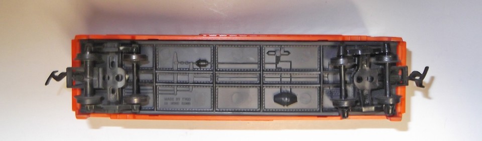 Vintage Tyco * Orange Illinois Central Gulf High Cube Box Car # 593786 ...