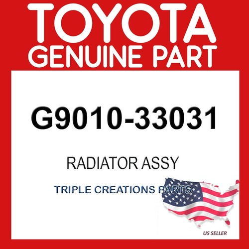 TOYOTA GENUINE G901033031 RADIATOR ASSY G9010-33031 | eBay