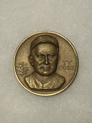 TY COBB DETROIT TIGERS STATE OF GEORGIA 1.25'' BRONZE COIN Vintage ...