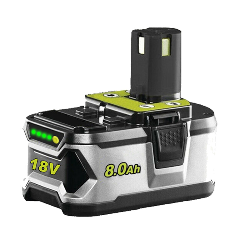 18Volt 8.0ah Lithium-Ion Battery For Ryobi 18V P102 P107 P105 Battery ...