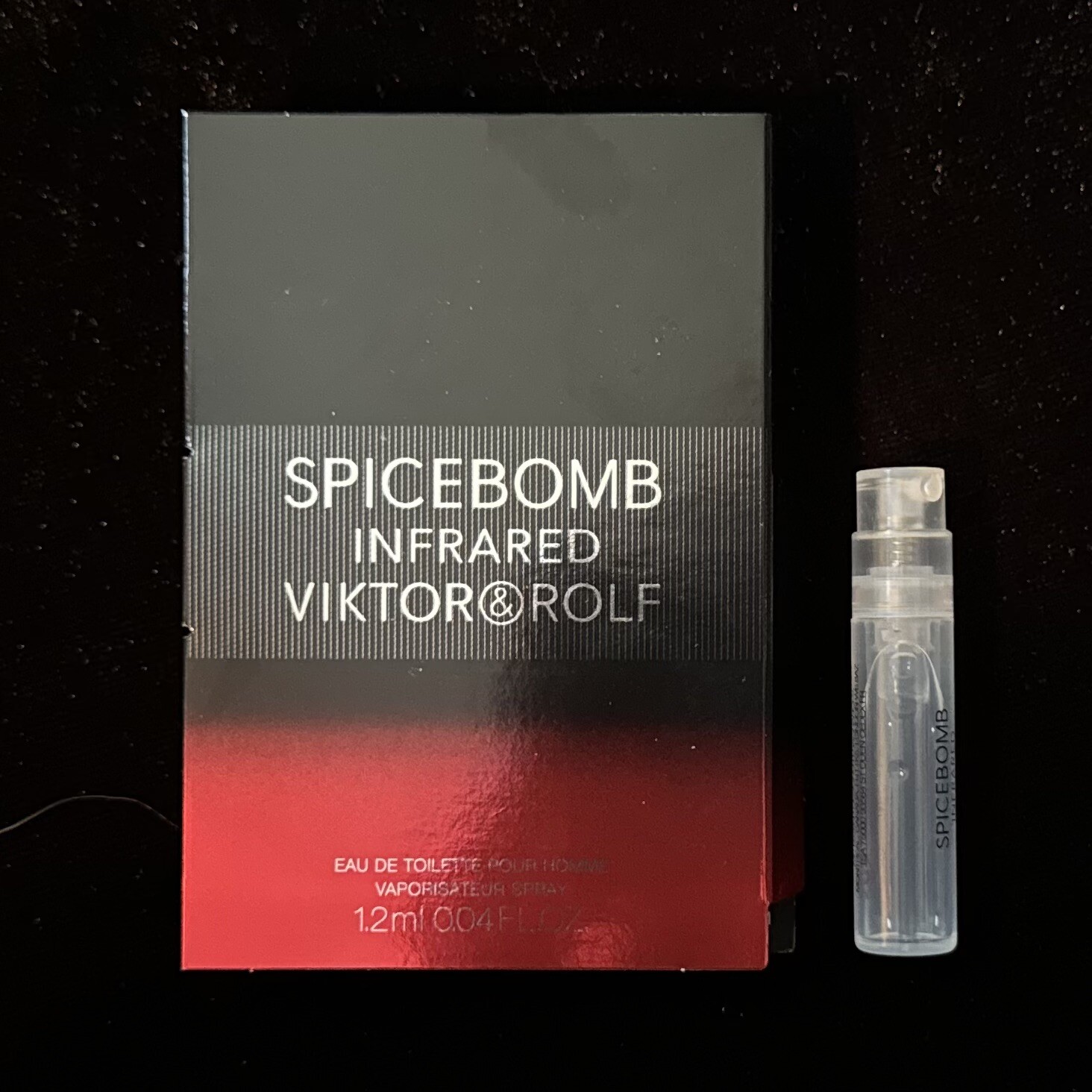 Spicebomb Infrared Eau De Toilette Spray Vial .04 oz/ 1.2 mL SAMPLE New ...