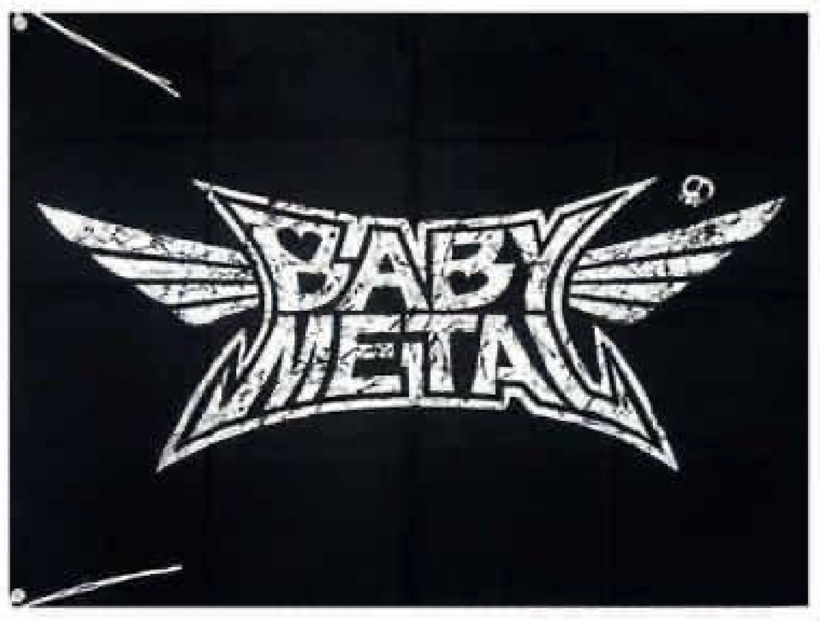 BABYMETAL Flag Black × White Limited Rare Goods JAPAN NEW | eBay