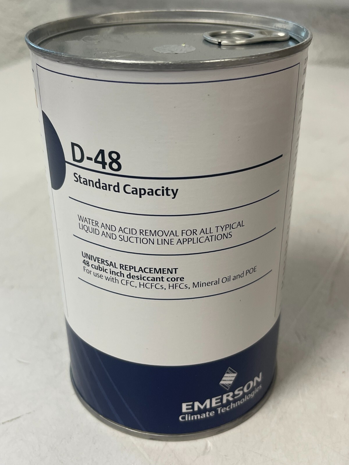 Emerson D-48 Standard Capacity 48 Cubic Inch Desiccant Core D48 Filter ...